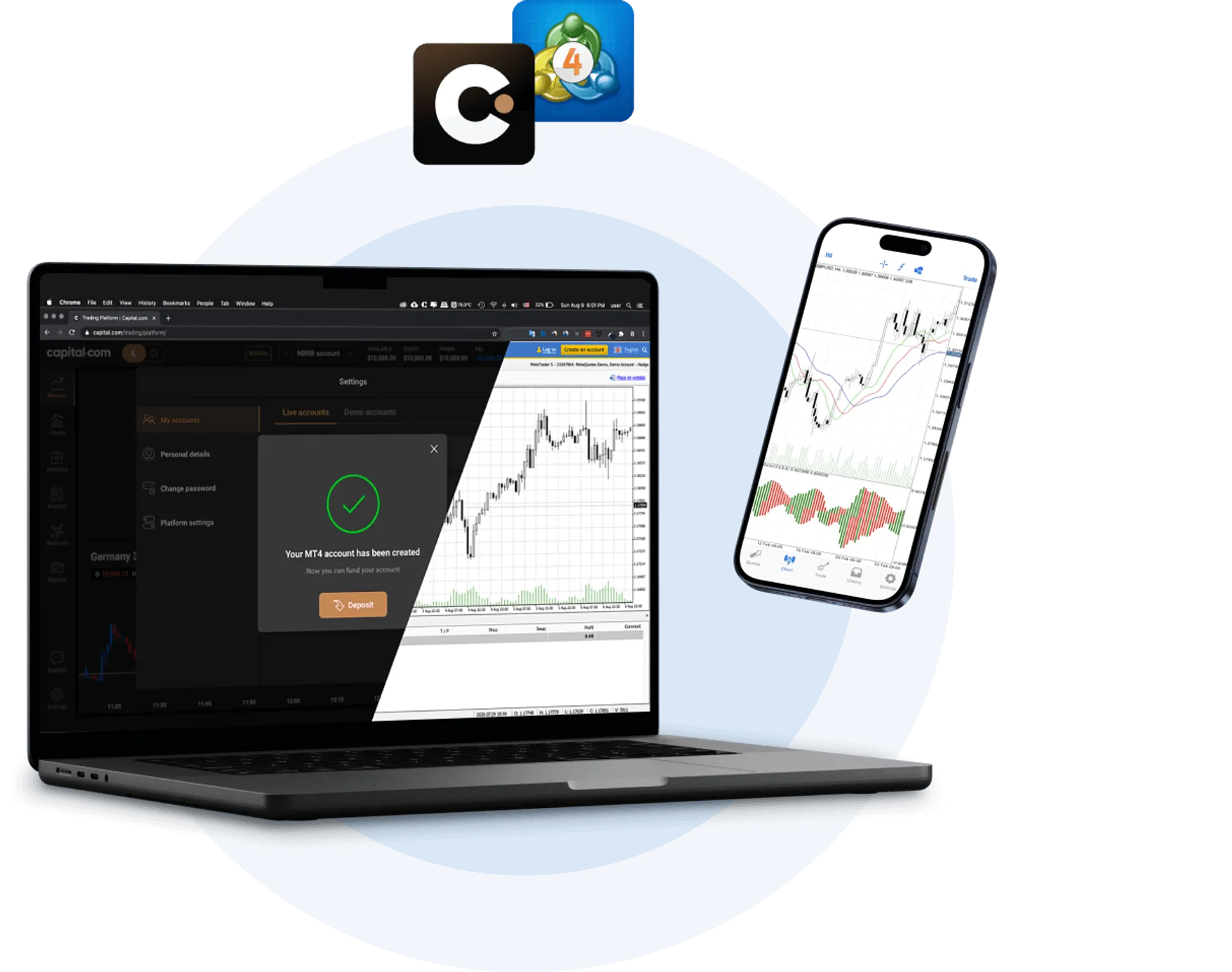 Download and trade with MetaTrader 4 (MT4) | Capital.com